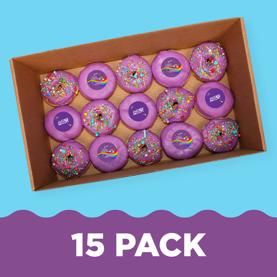 Wear It Purple Donuts | Bulk Packs - Goldelucks