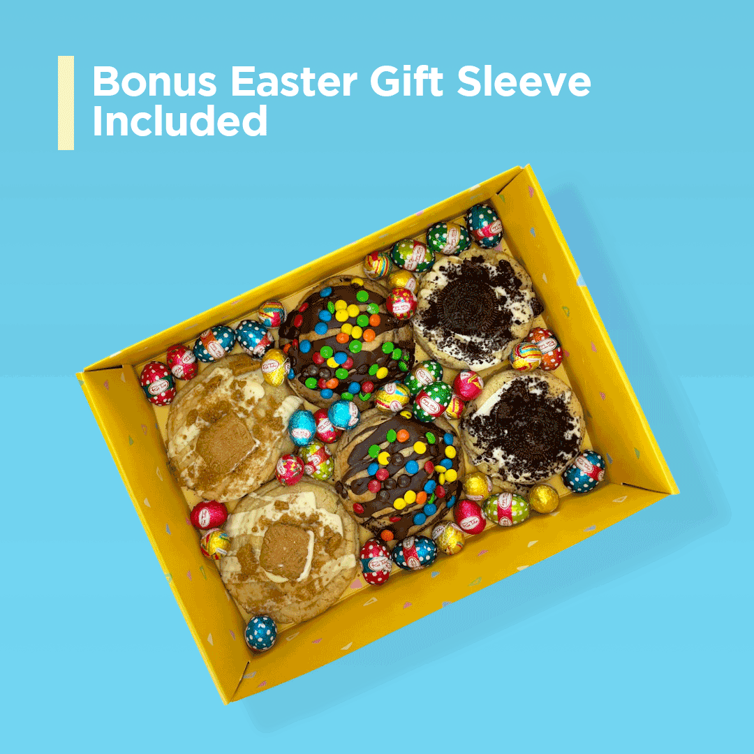 Easter Loaded Cookie Pack – Cookies & Mini Eggs | Goldelucks