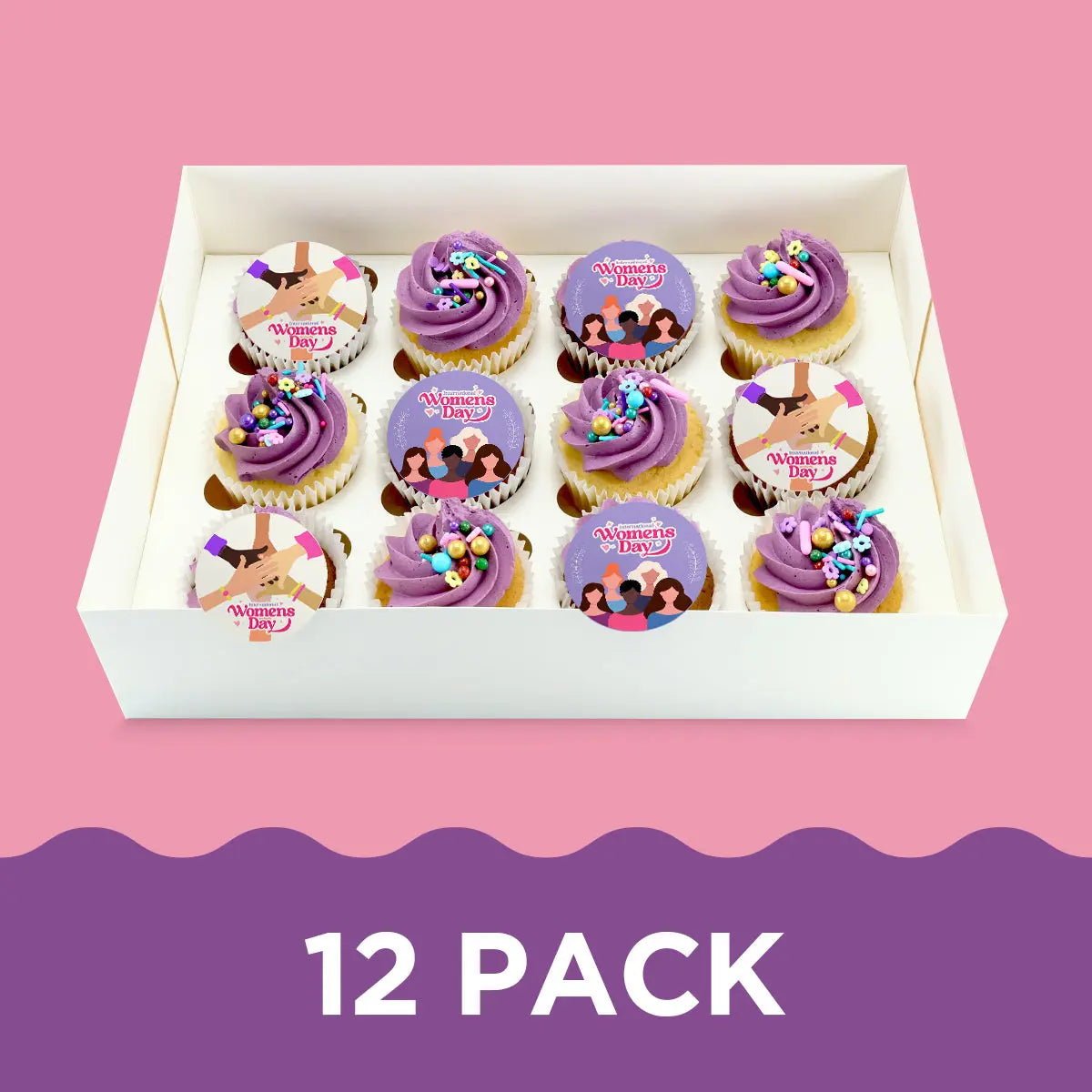 International Women's Day Cupcakes | Same Day Delivery Office Treats ...