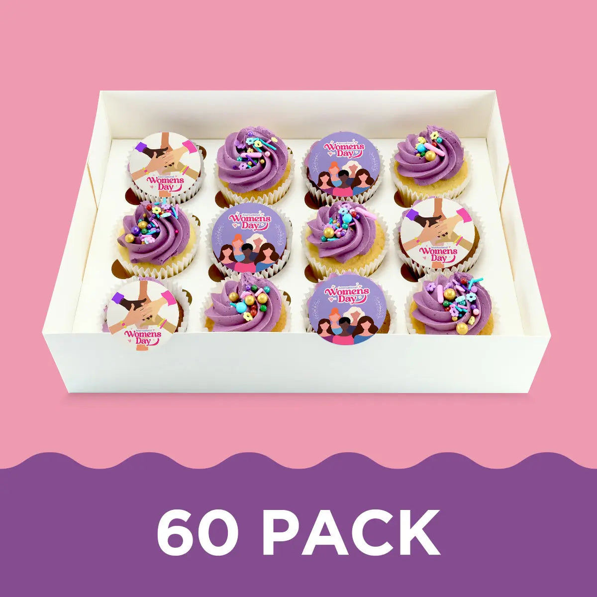International Women's Day Cupcakes | Same Day Delivery Office Treats ...