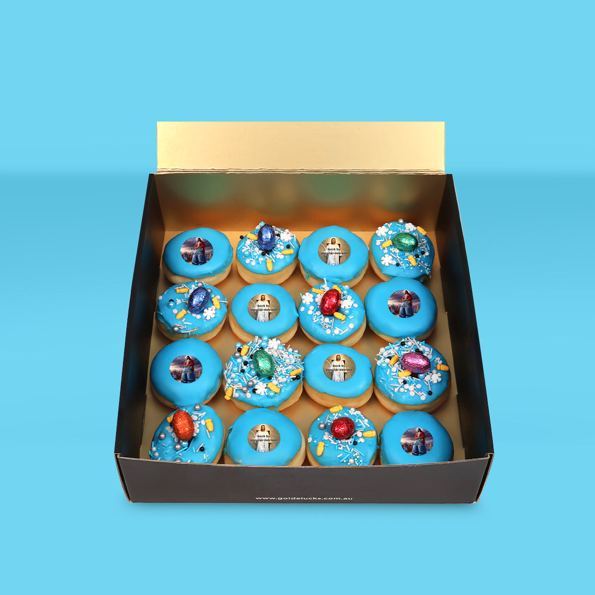 Large Easter Jesus Donut Box – Goldelucks