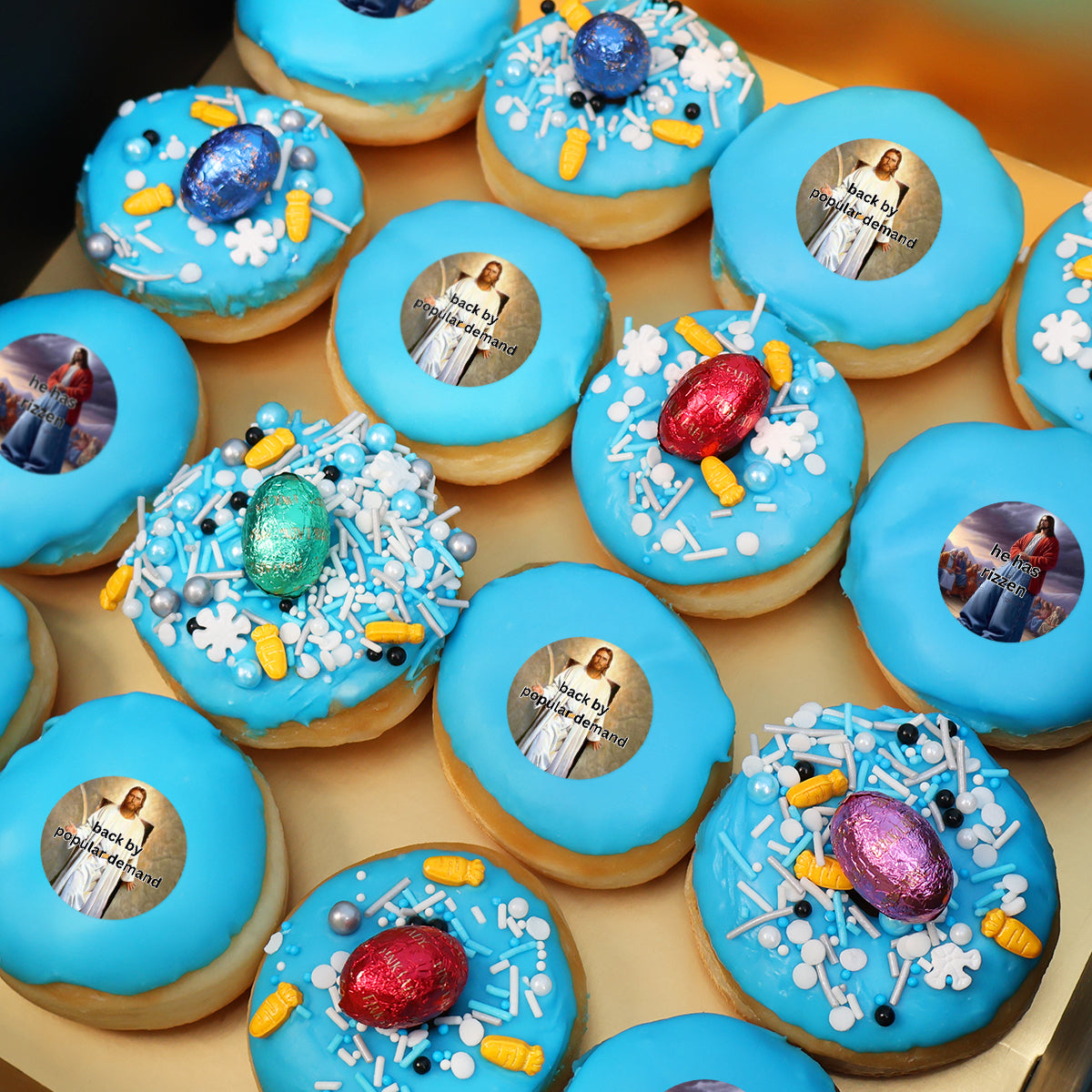 Large Easter Jesus Donut Box – Goldelucks