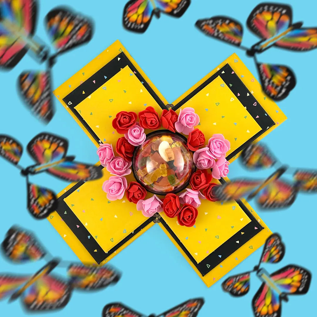 Party Lolly Butterfly Explosion Box - Goldelucks