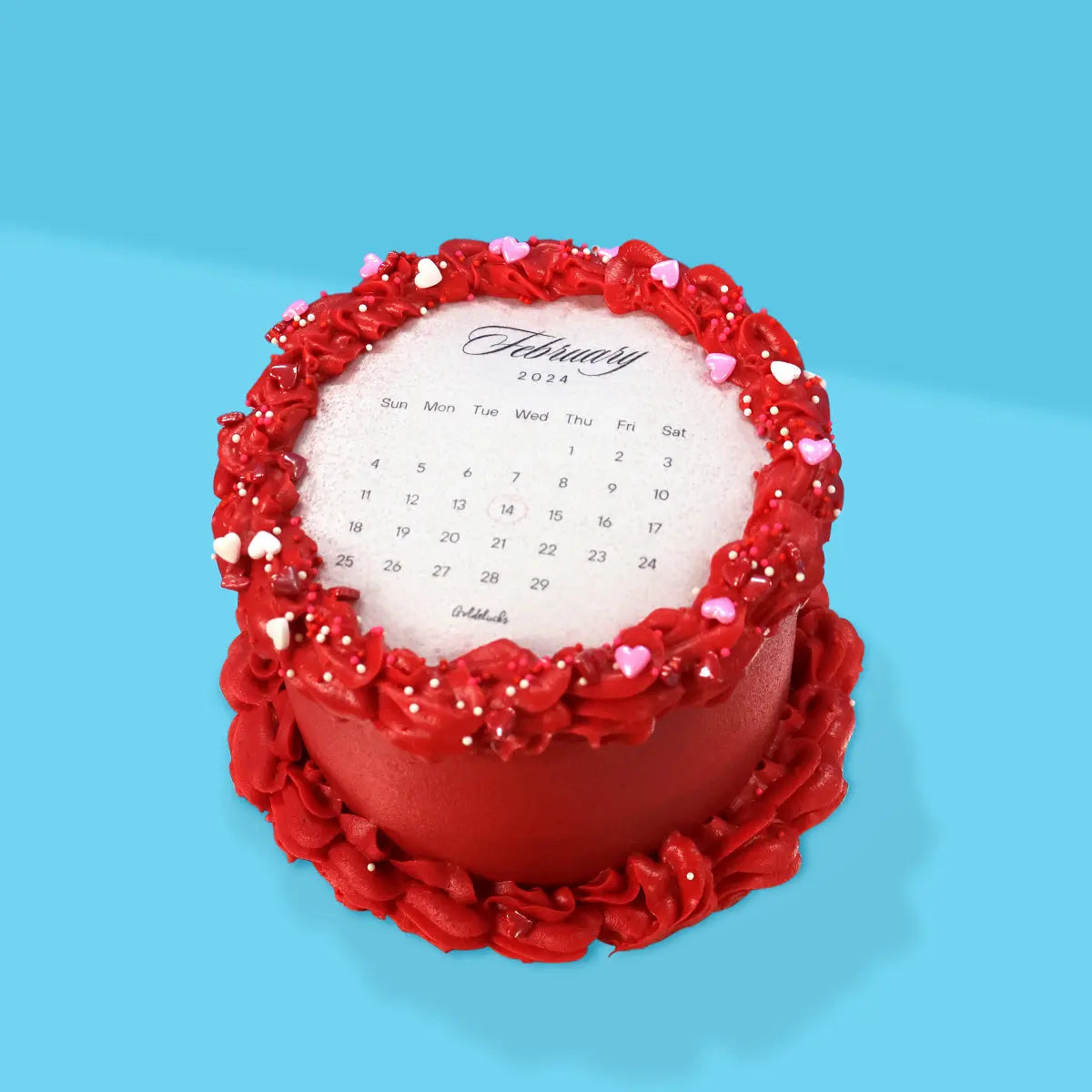 Valentine's Day Burn Away Cake - Goldelucks