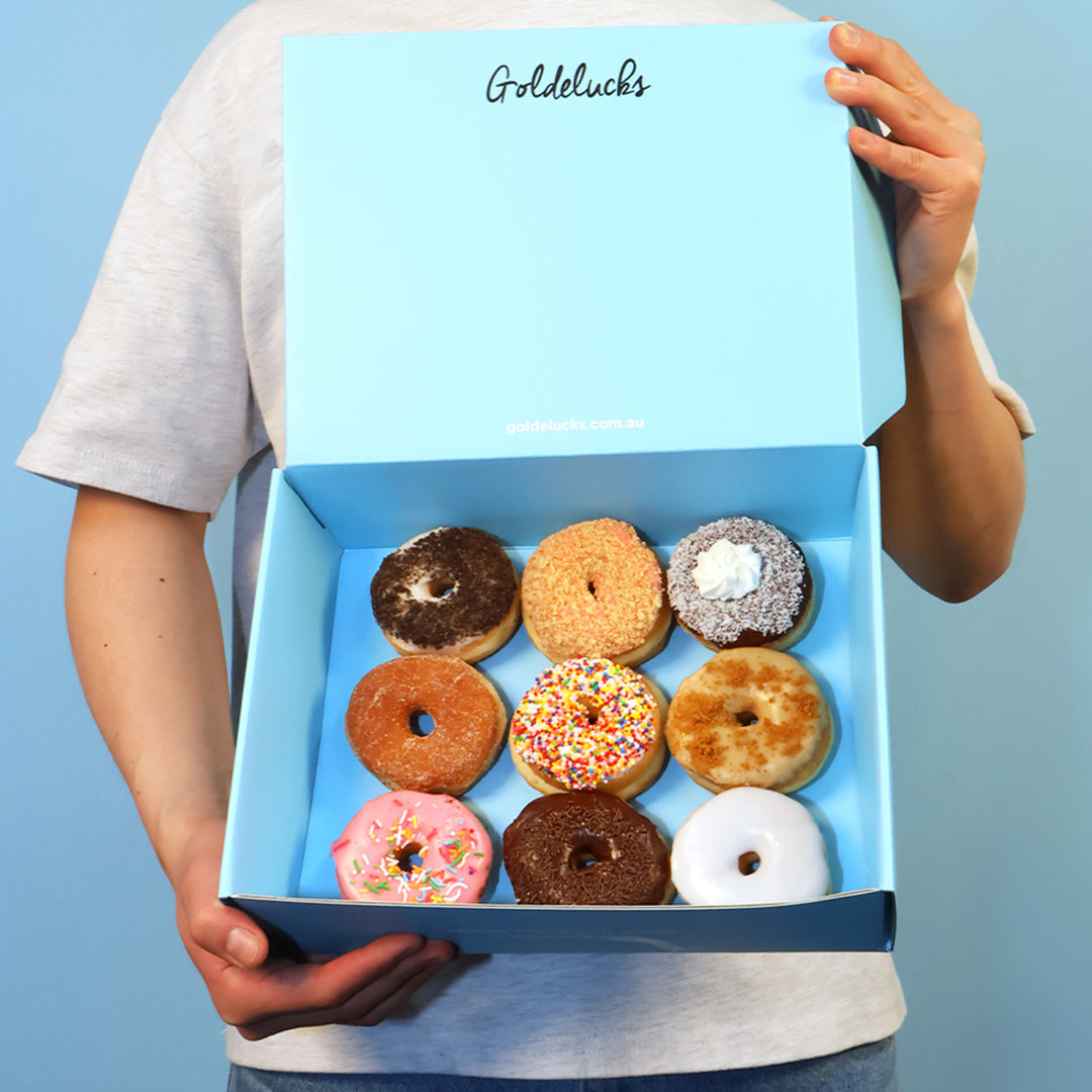 Small Vegan Assorted Donut Box - Goldelucks