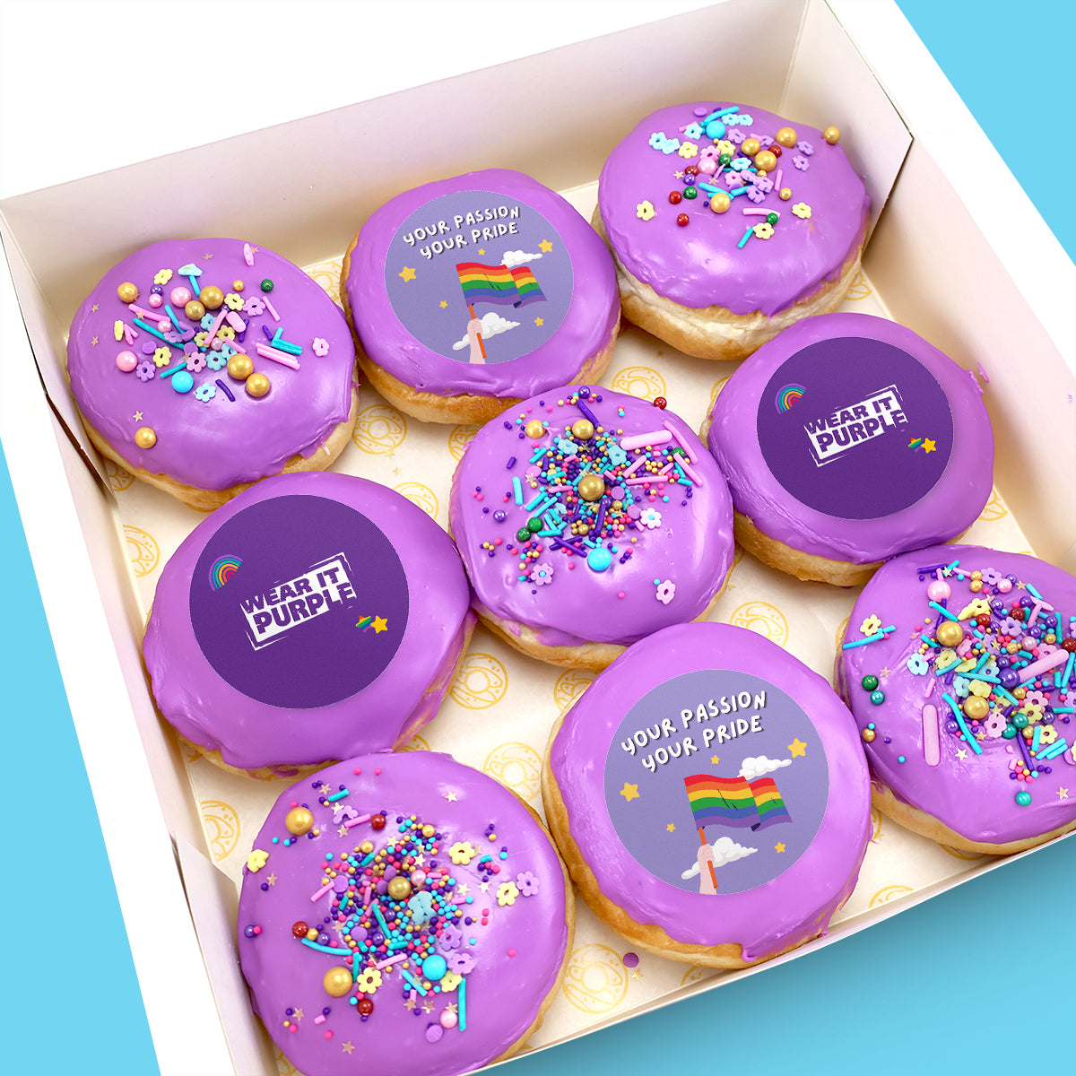 Wear It Purple Donuts | Bulk Packs - Goldelucks