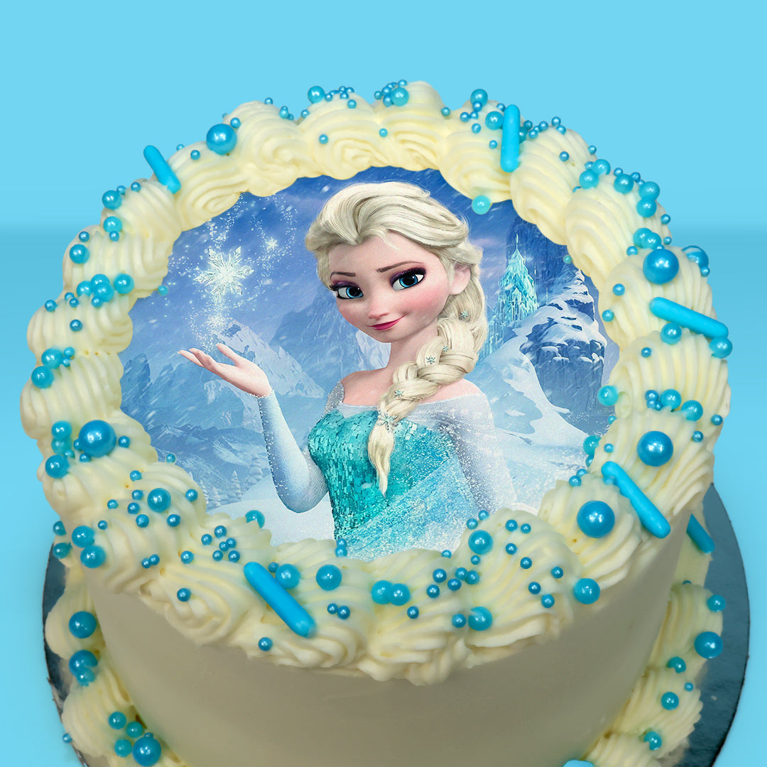 Elsa Cake | Queen Elsa Birthday Cake - Goldelucks