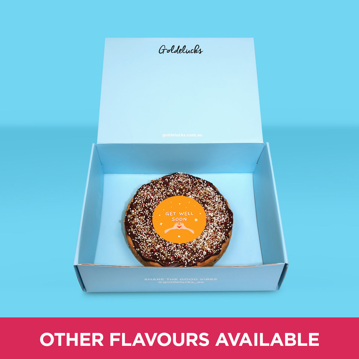 GET WELL SOON Giant Cookie – Goldelucks