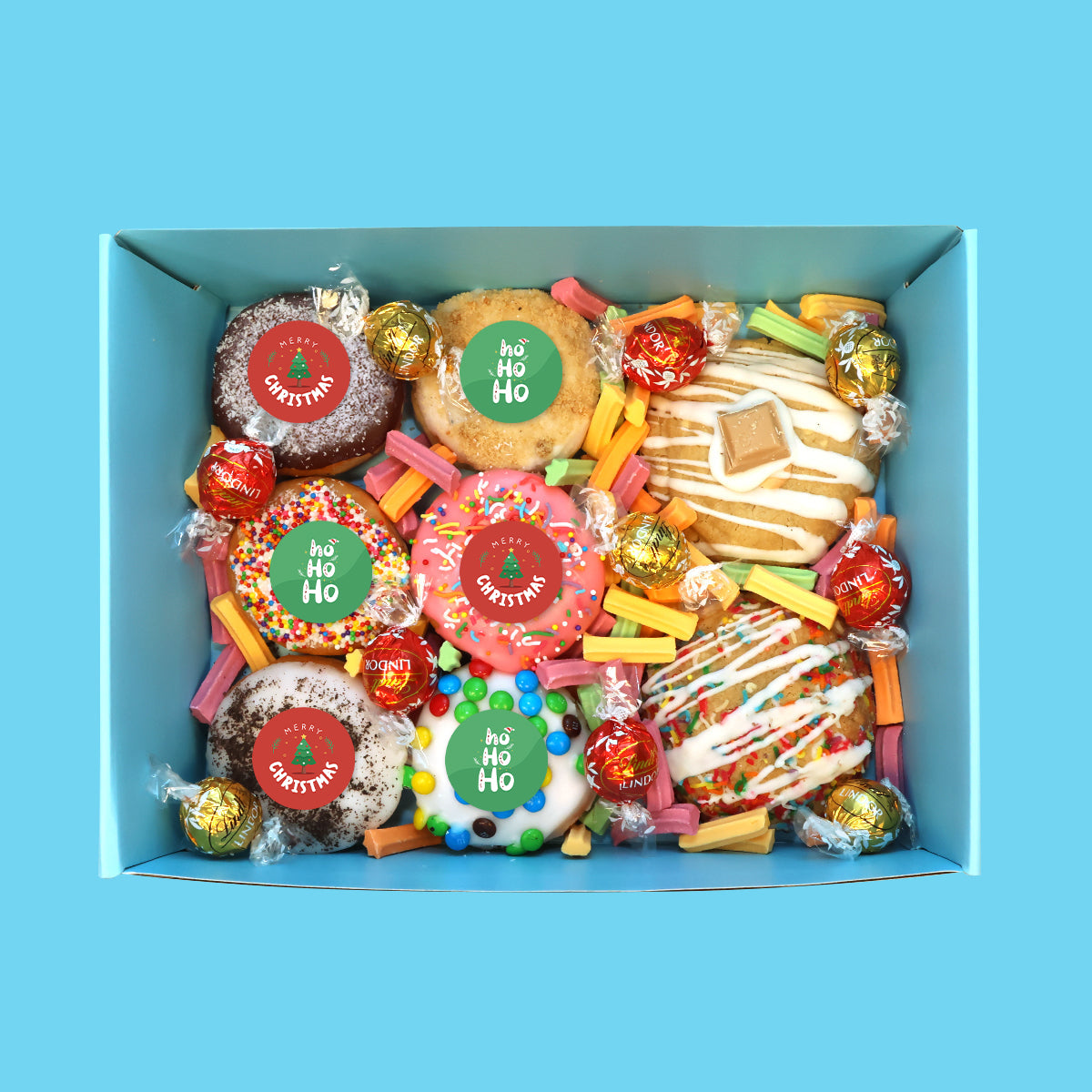 Christmas Donuts, Cookies & Lollies Box – Goldelucks