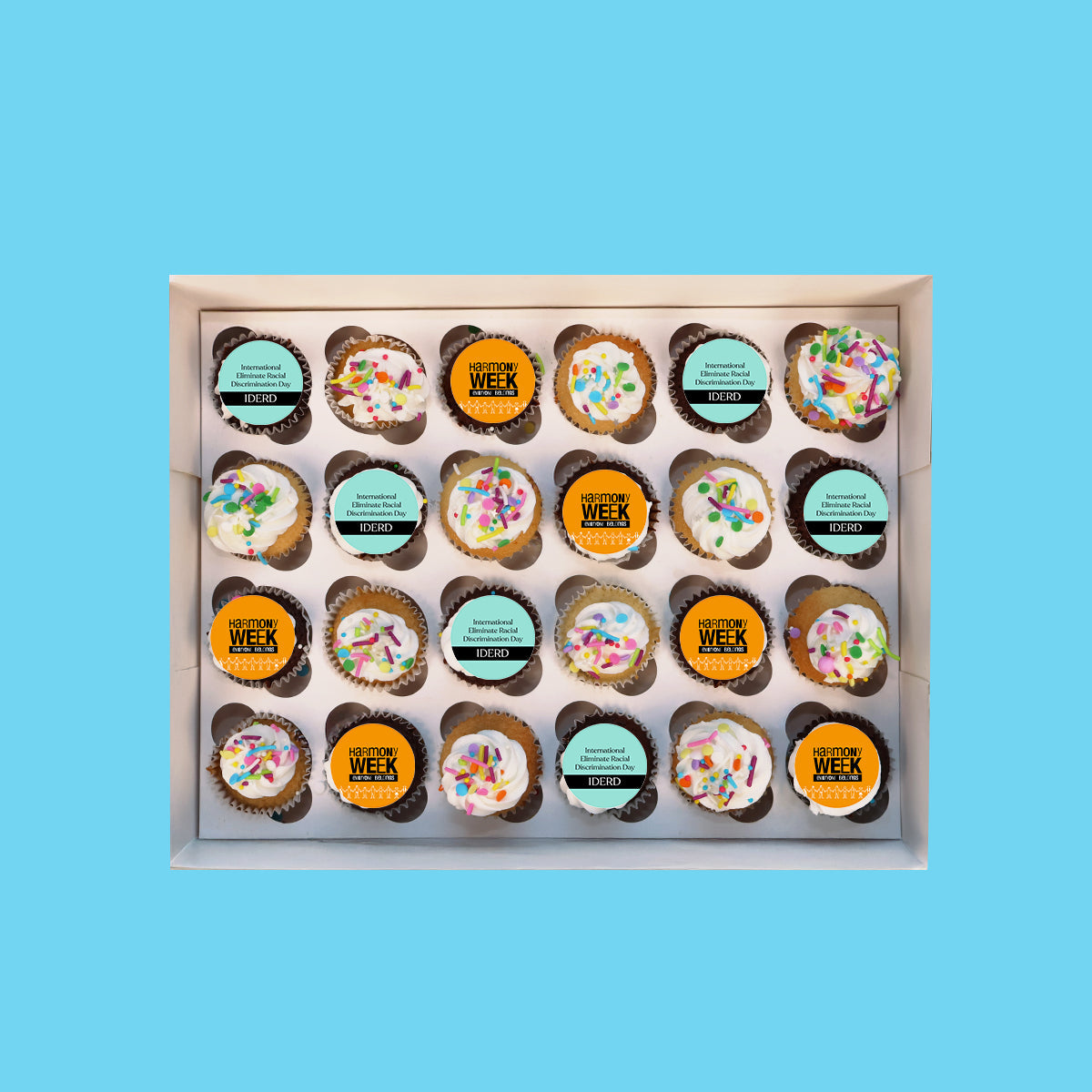 Mini Harmony Week Cupcakes – Goldelucks