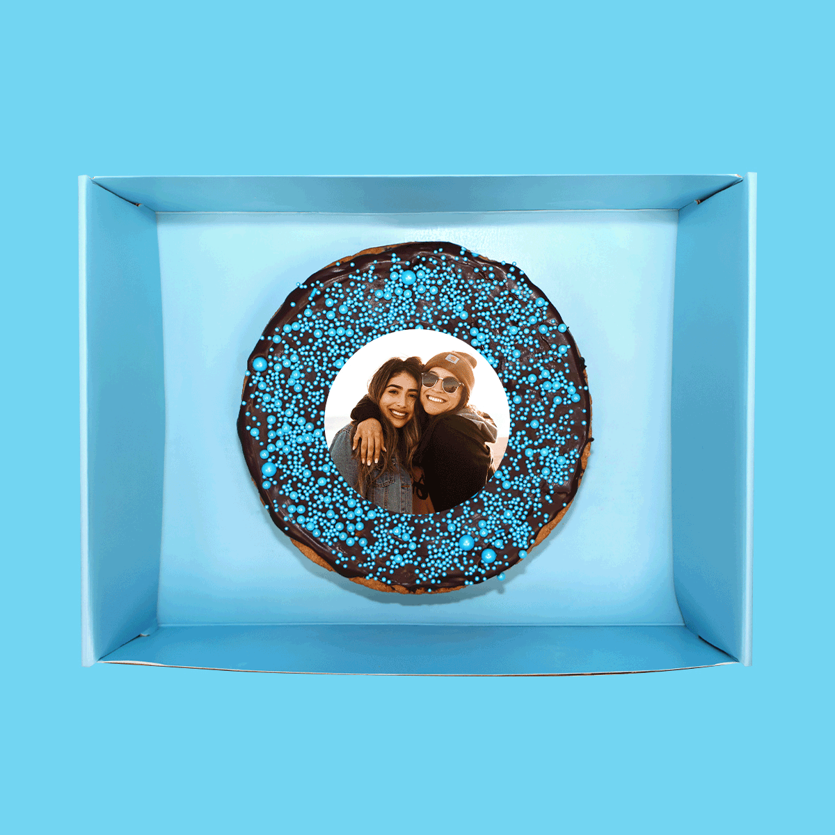 Personalised Blue Giant Cookie – Goldelucks