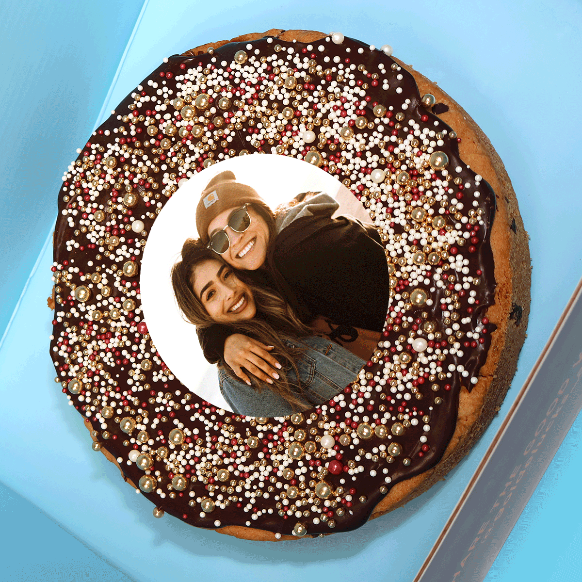Personalised Gold Giant Cookie – Goldelucks