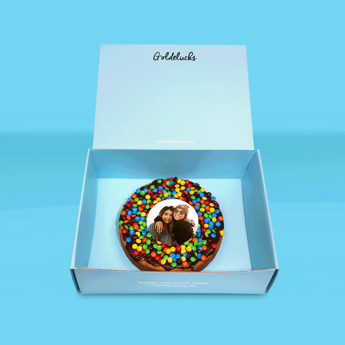 Personalised M&M Giant Cookie – Goldelucks