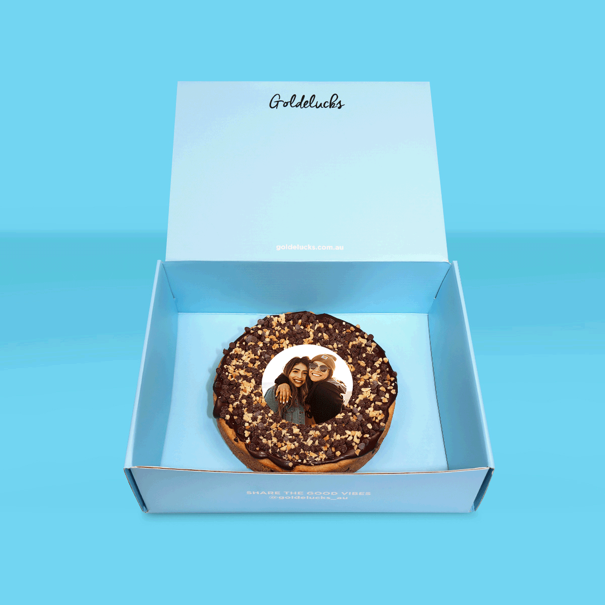 Personalised Snickers Giant Cookie – Goldelucks