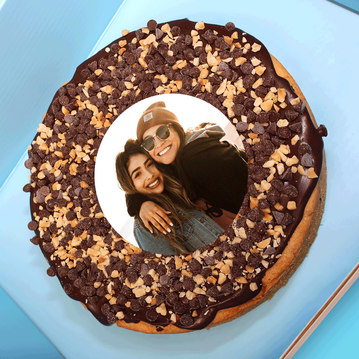 Personalised Snickers Giant Cookie – Goldelucks